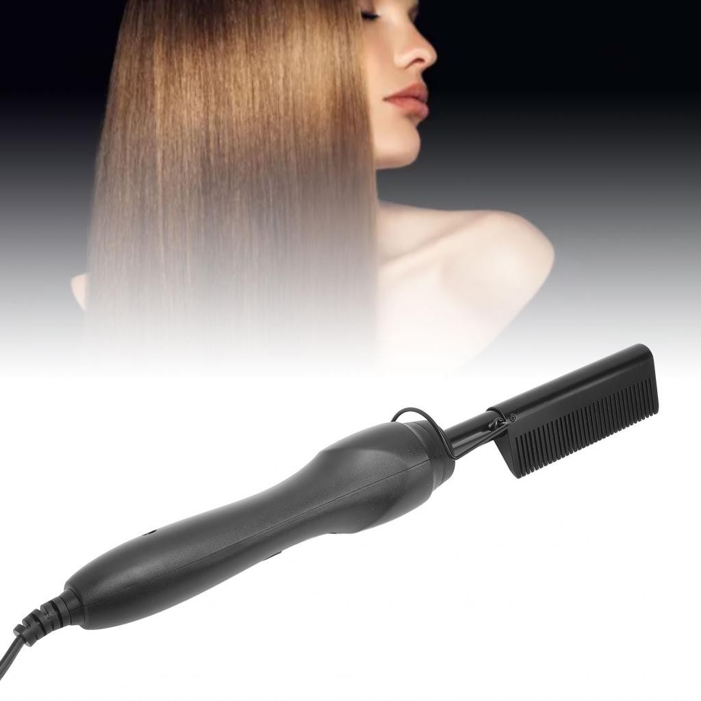 guli-ph Hot Electric Comb Anti Scalled Hair to Straight Curly (US Plug ...