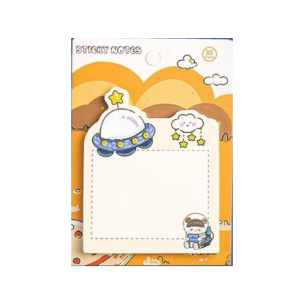 (new) STICKY NOTE Sticky Paper Sticker Cute Cartoon Motif StickyNotes ...