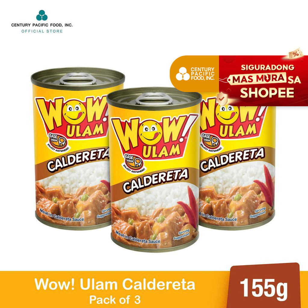 Wow Ulam Caldereta 155g (Pack of 3) | Shopee Philippines