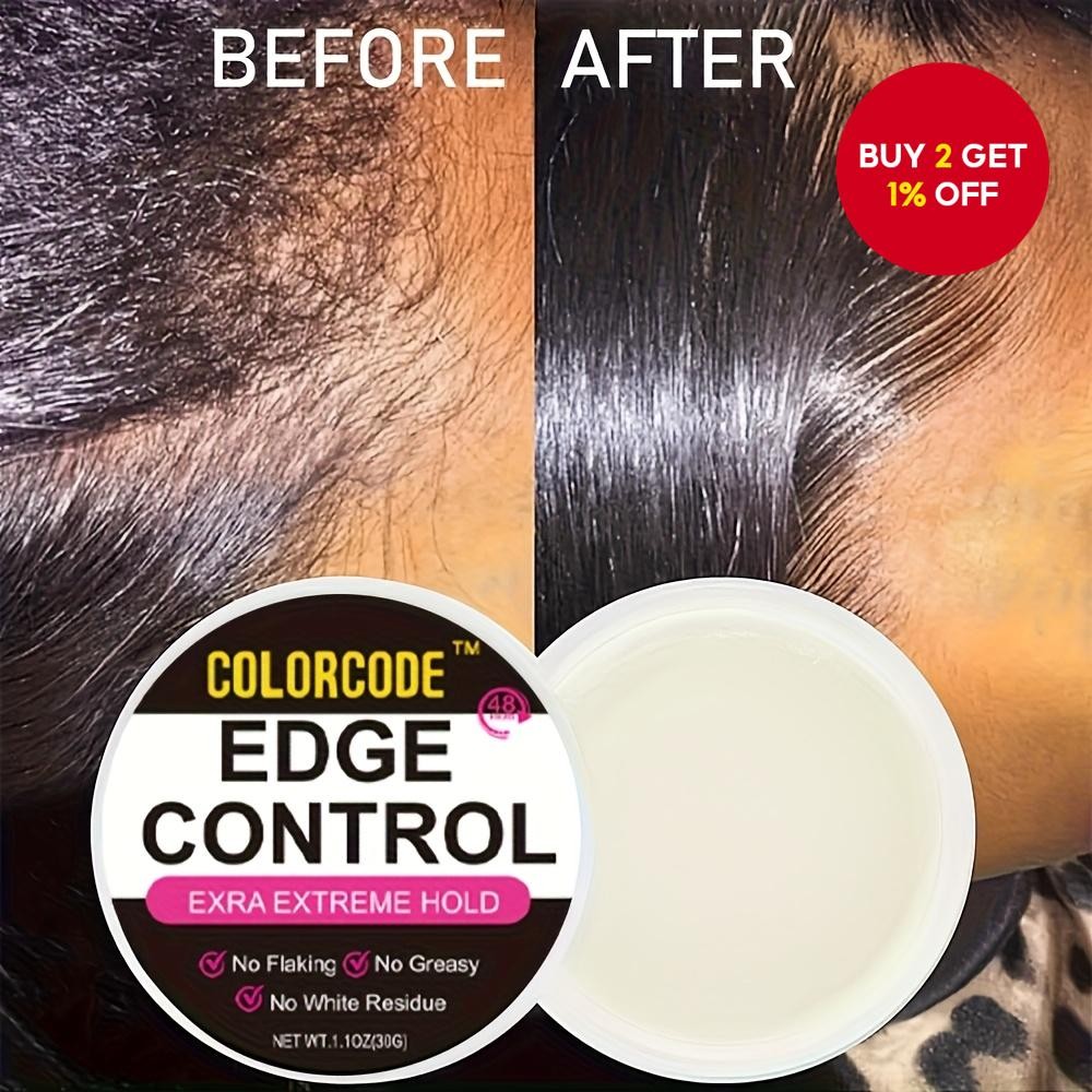 Edge Control Wax Gel - Styles Sideburns Without White Residue, Non ...