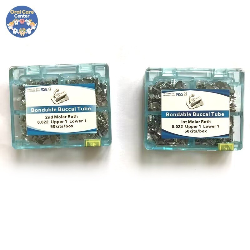 50set/Box 200pcs Buccal Tube 1st/2nd U1/L1 022 Mesh Base / Monoclock ...