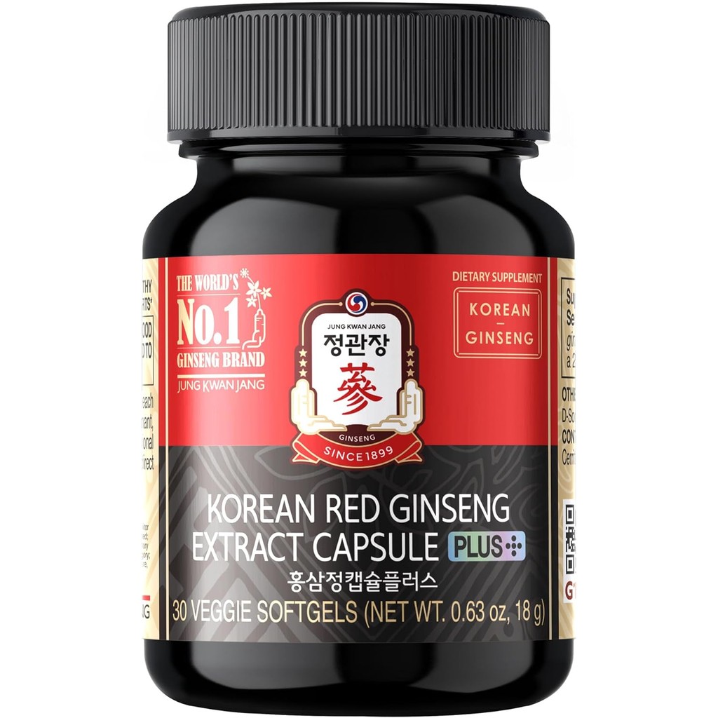 Korean Red Ginseng Extract Capsules Plus-Integrated Vegetarian ...
