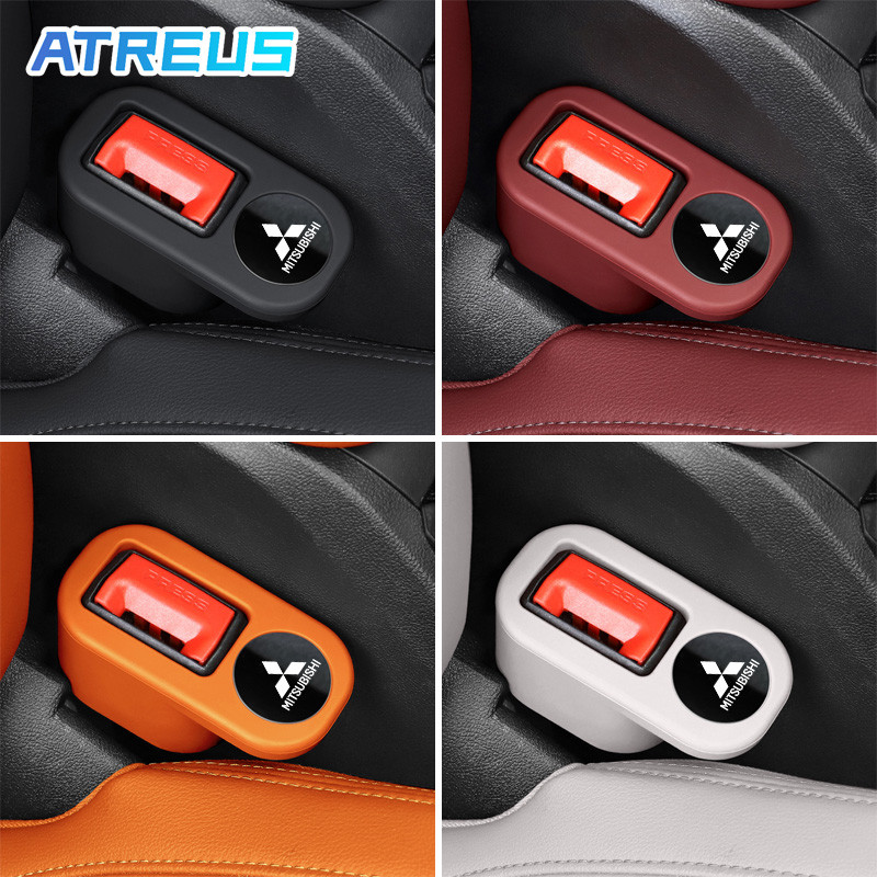 1Pc Mitsubishi Car Seat Belt Socket Protective Cover Safety Seatbelt ...