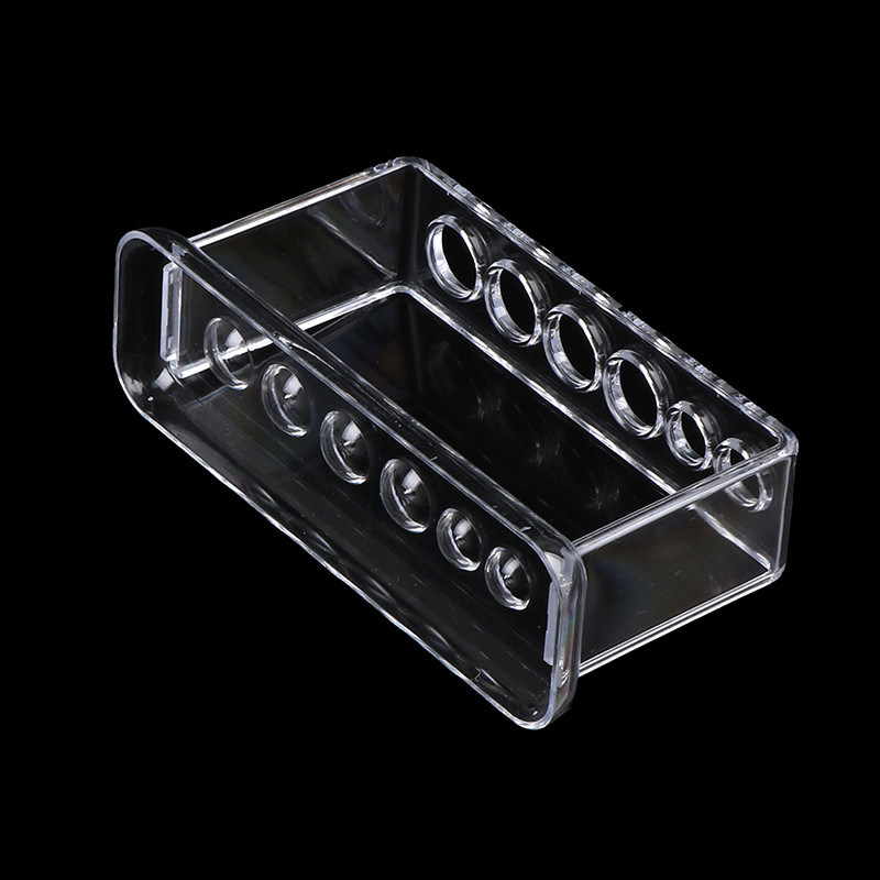 [BFPH] Plastic Clear Test Tube Rack 6 Holes Stand Lab Test Tube Stand ...