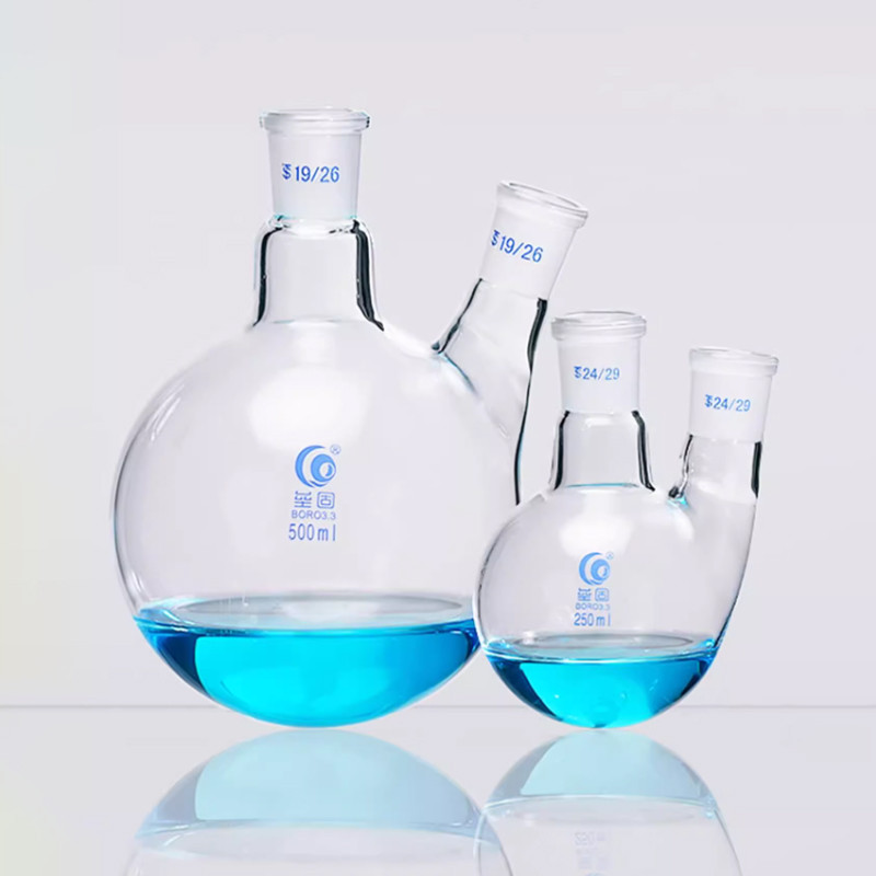 1pc 50ml-1000ml #24 Laboratory Distillation Flask Lab Straight/Oblique ...
