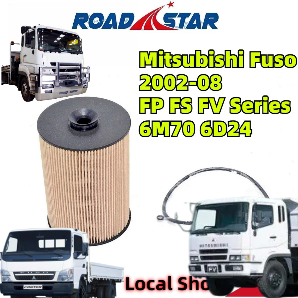 ME165323 Fuel Filter Cartridge for Mitsubishi Fuso Truck 2002-08 FP FS ...