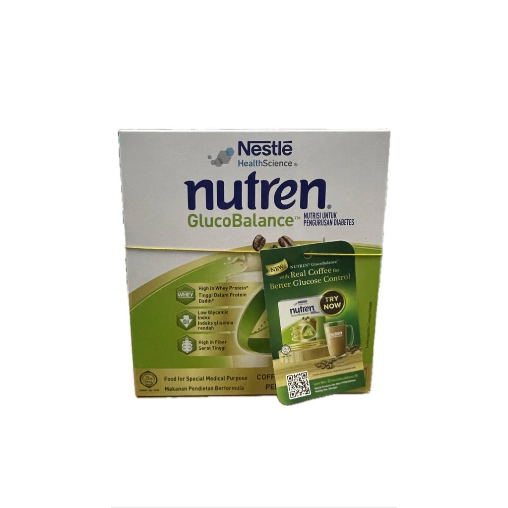 NUTREN GLUCOBALANCE COFFEE FLAVOUR 6'S X55G (EXP:08/2026) | Shopee ...