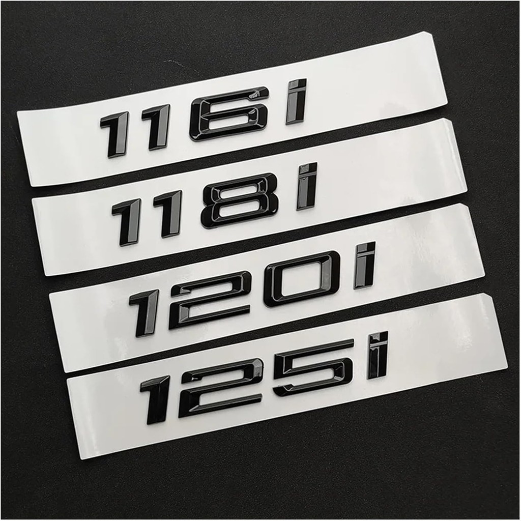 3D ABS Black Logo 114i 116i 118i 125i 130i 135i 140i 120i Emblem ...