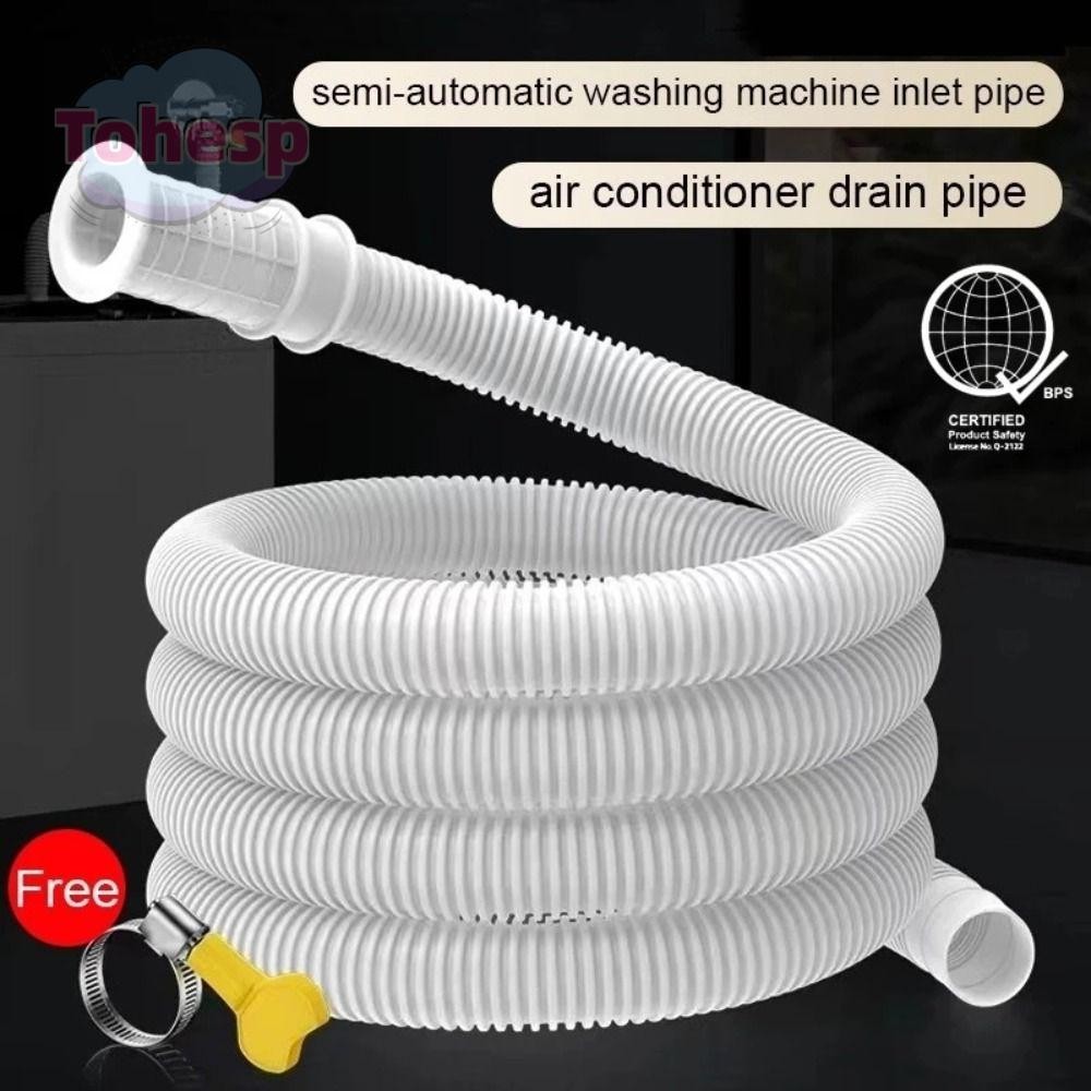 TOHESP Washing Tube, Thickened 1-5M Air Conditioner Drain Hose, Plastic ...