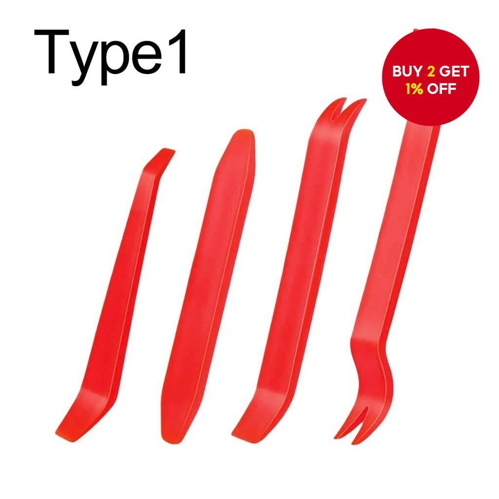 4PCS Car Plastic Pry Tool Trim Removal Tool Audio Navigation Tuner ...