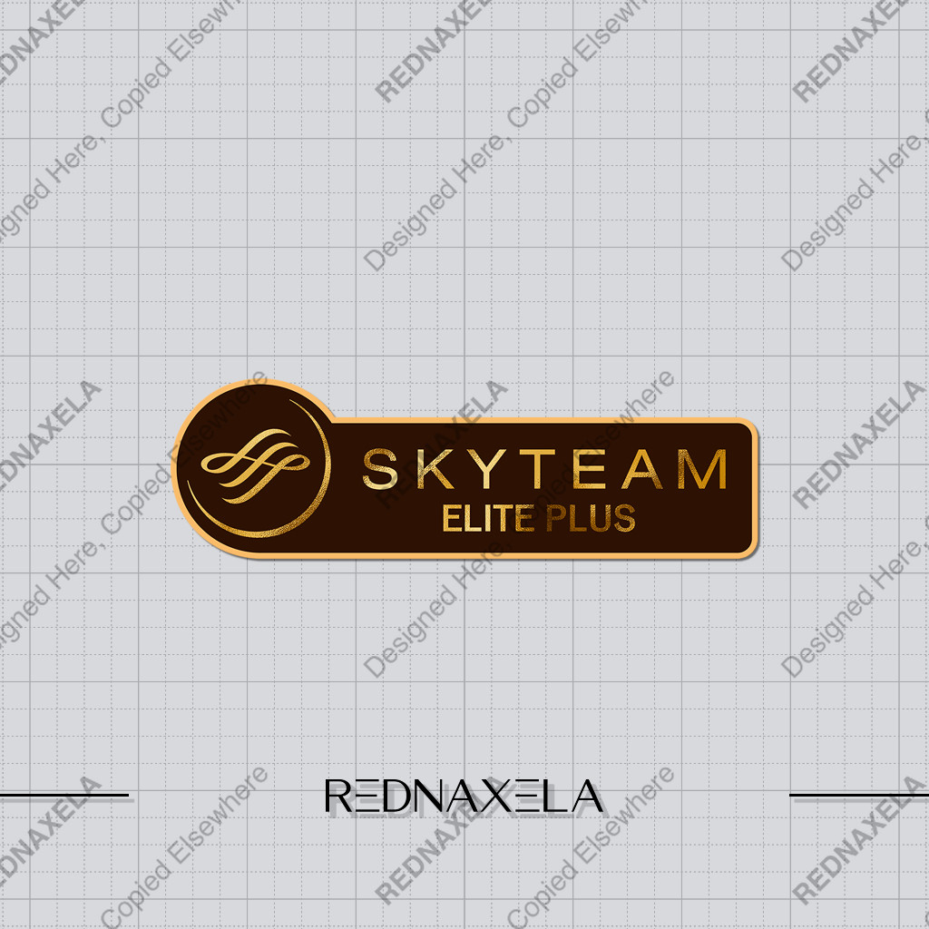 SkyTeam Alliance Elite Plus Frequency Flyer Vinyl Stickers Outdoor ...