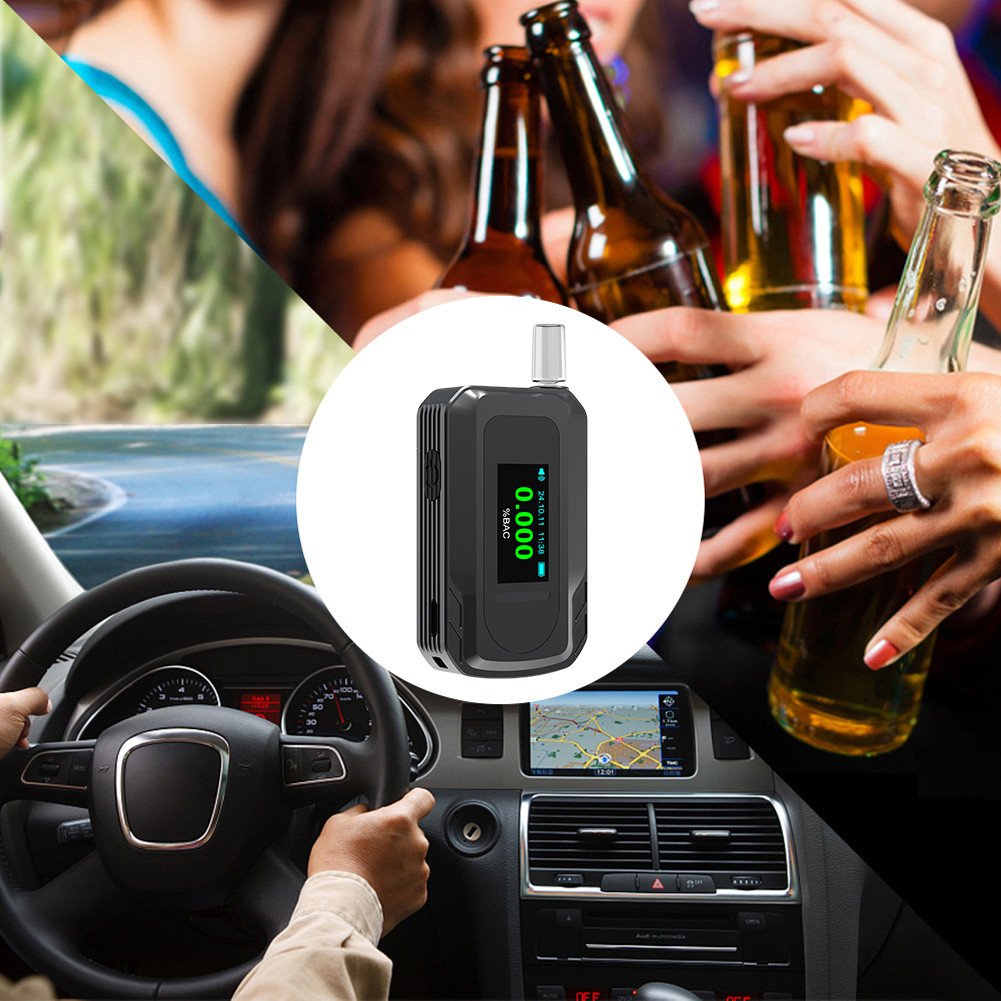 Blowing Drunk Driving Alcohol Tester Type-C Charging Electronic ...