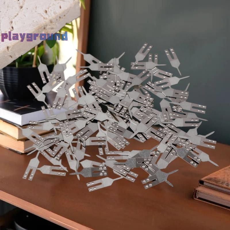 [playground] 100Pcs Stainless Steel Battery Spot Welding Pads Positive ...