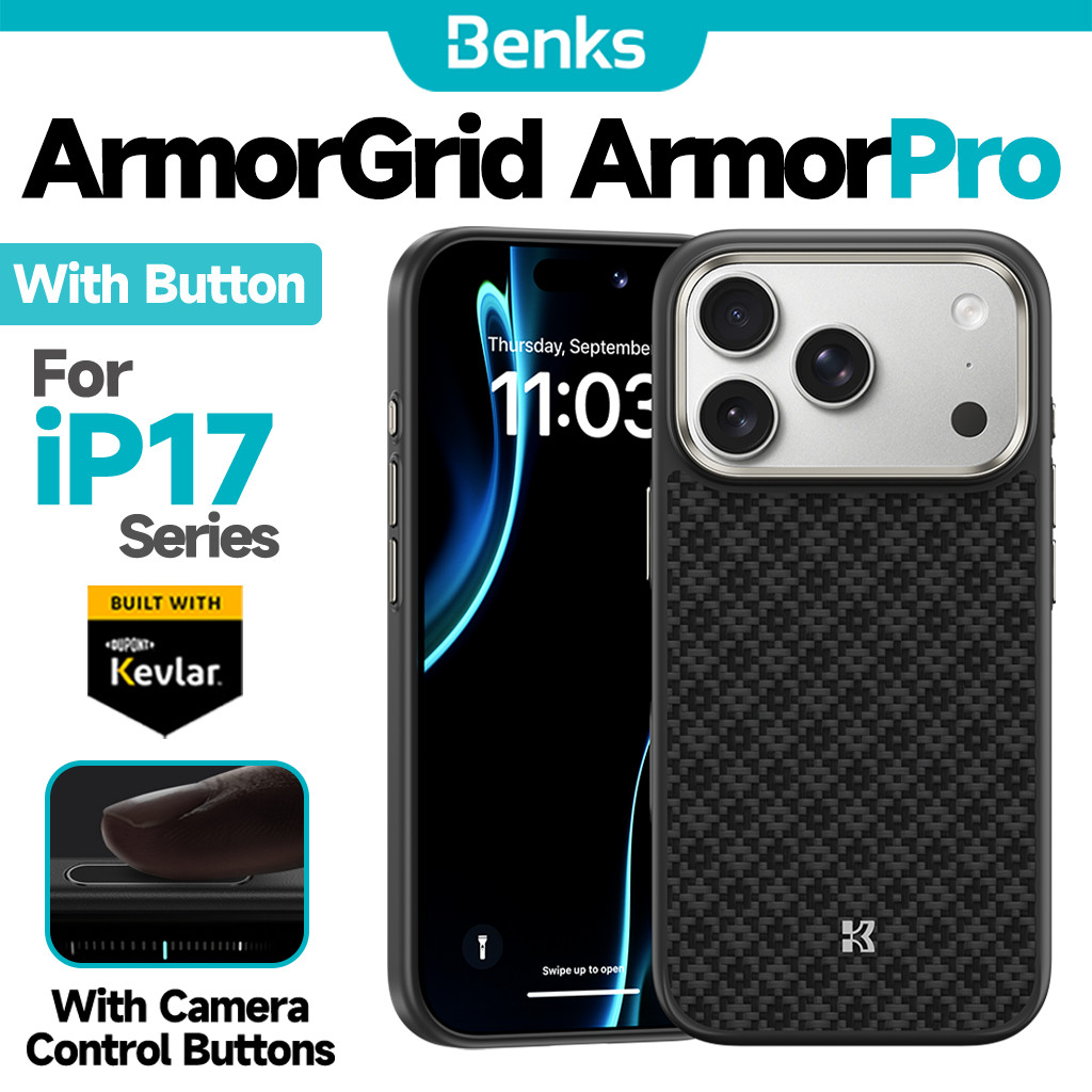 [Benks Official] Benks Magnetic ArmorGrid ArmorPro Case with Camera ...