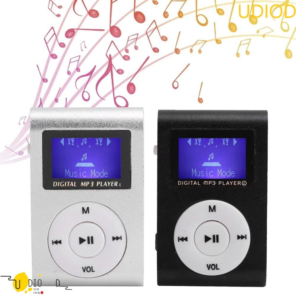 UDIOD Portable Mini MP3 Player, Lossless Sound with LCD Screen USB MP3 ...