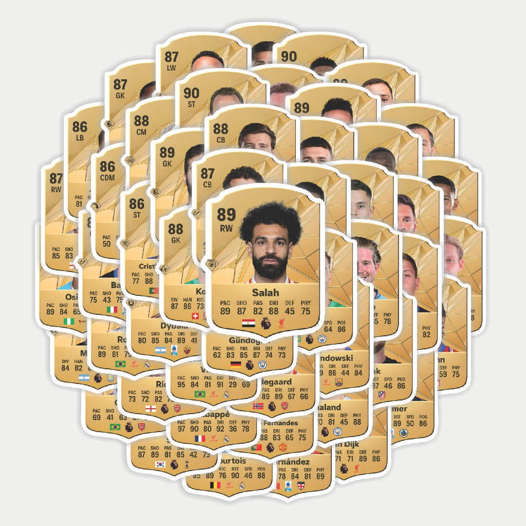 Sticker Pack Sticker Eafc Card Standard V1 | TUMBLR Sticker | LAPTOP ...