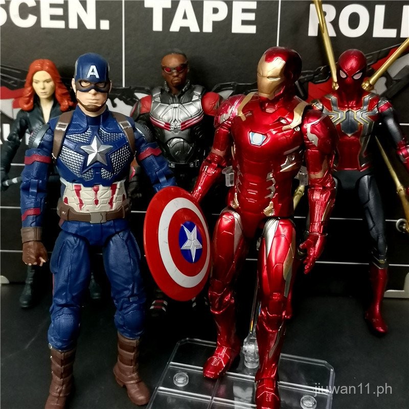 Bulk Avengers Action Figure Iron Man Captain Spider-Man Figure Model ...