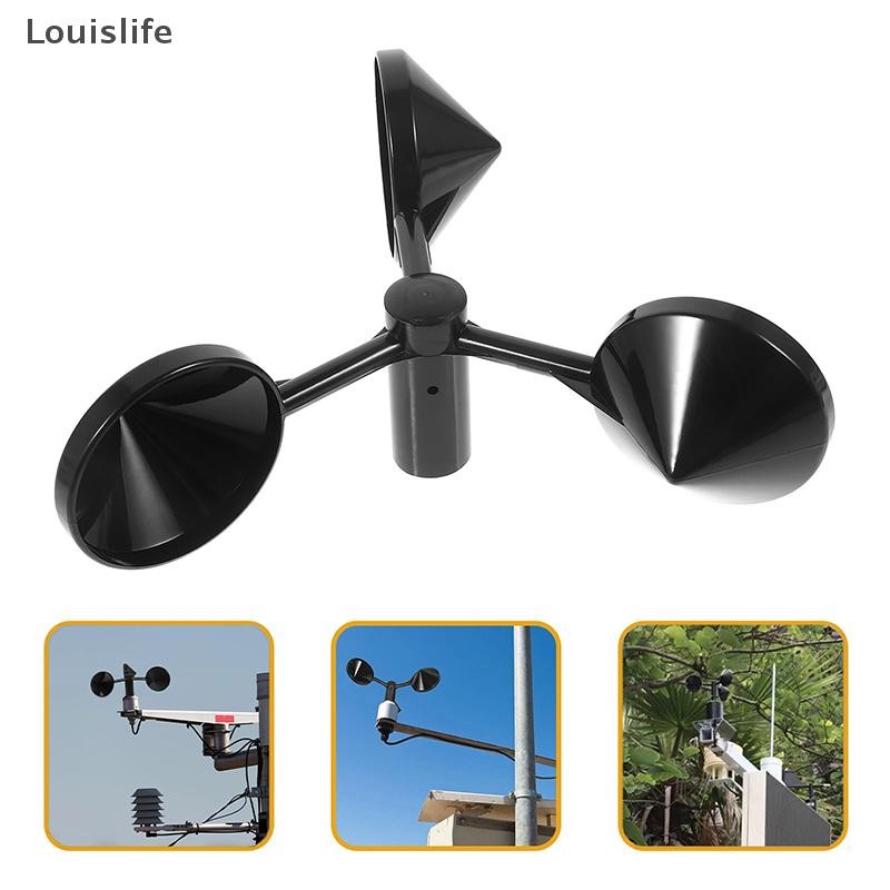 LLPH Anemometer Wind-Speed Monitoring Sensor Wind 3-Cup Wind Sensor ...