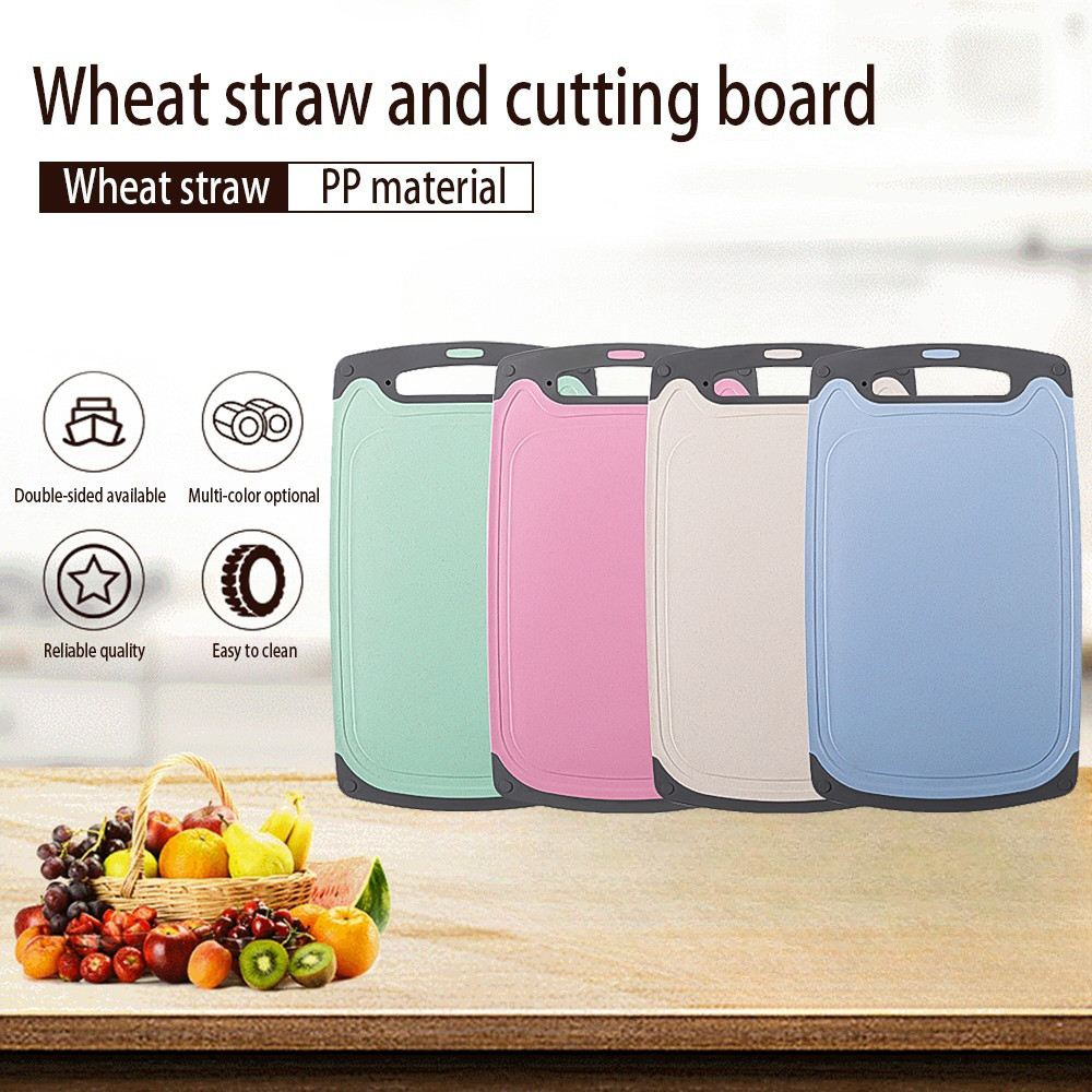 【Hot Sales】Anti Mildew Wheat Straw Chopping Board Antibacterial Board ...