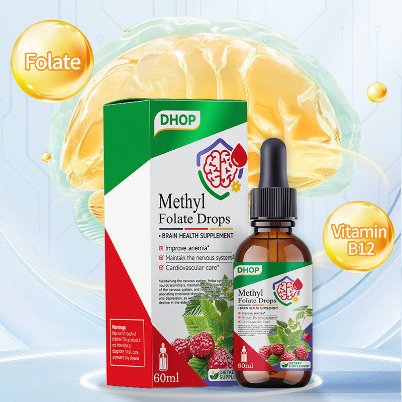 DHOP Methylfolate Drops Health Supplement Foreign Trade Factory Methyl ...