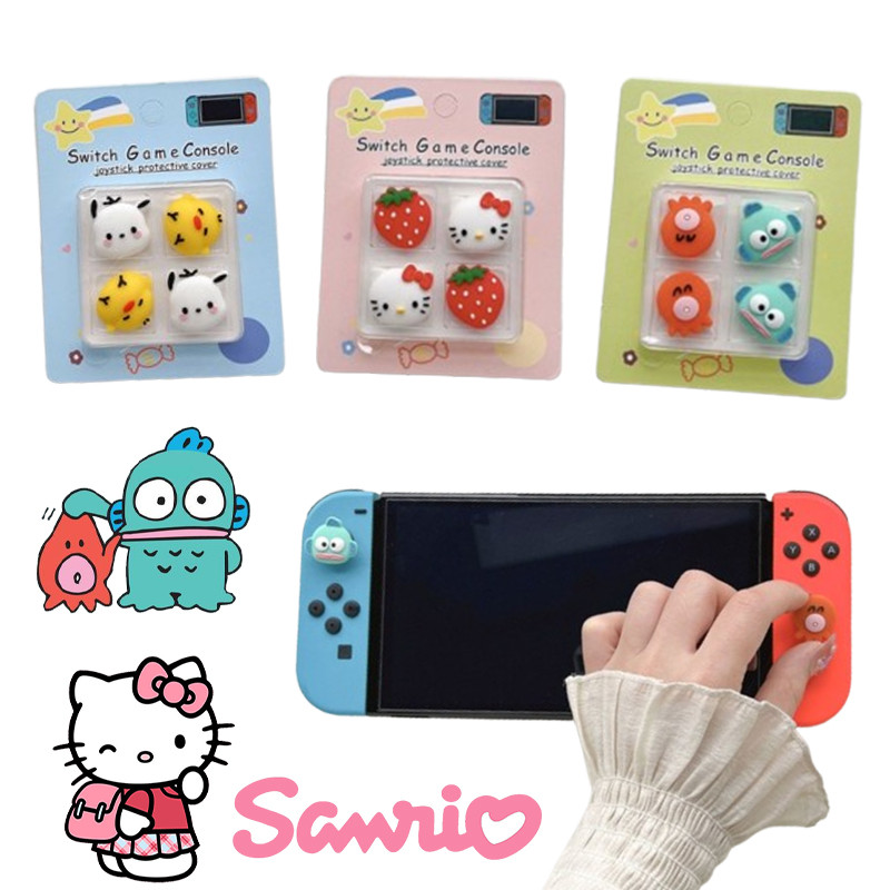Sanrio Hello Kitty Silicone Thumb Grip Caps Switch Lite Joystick Cap ...