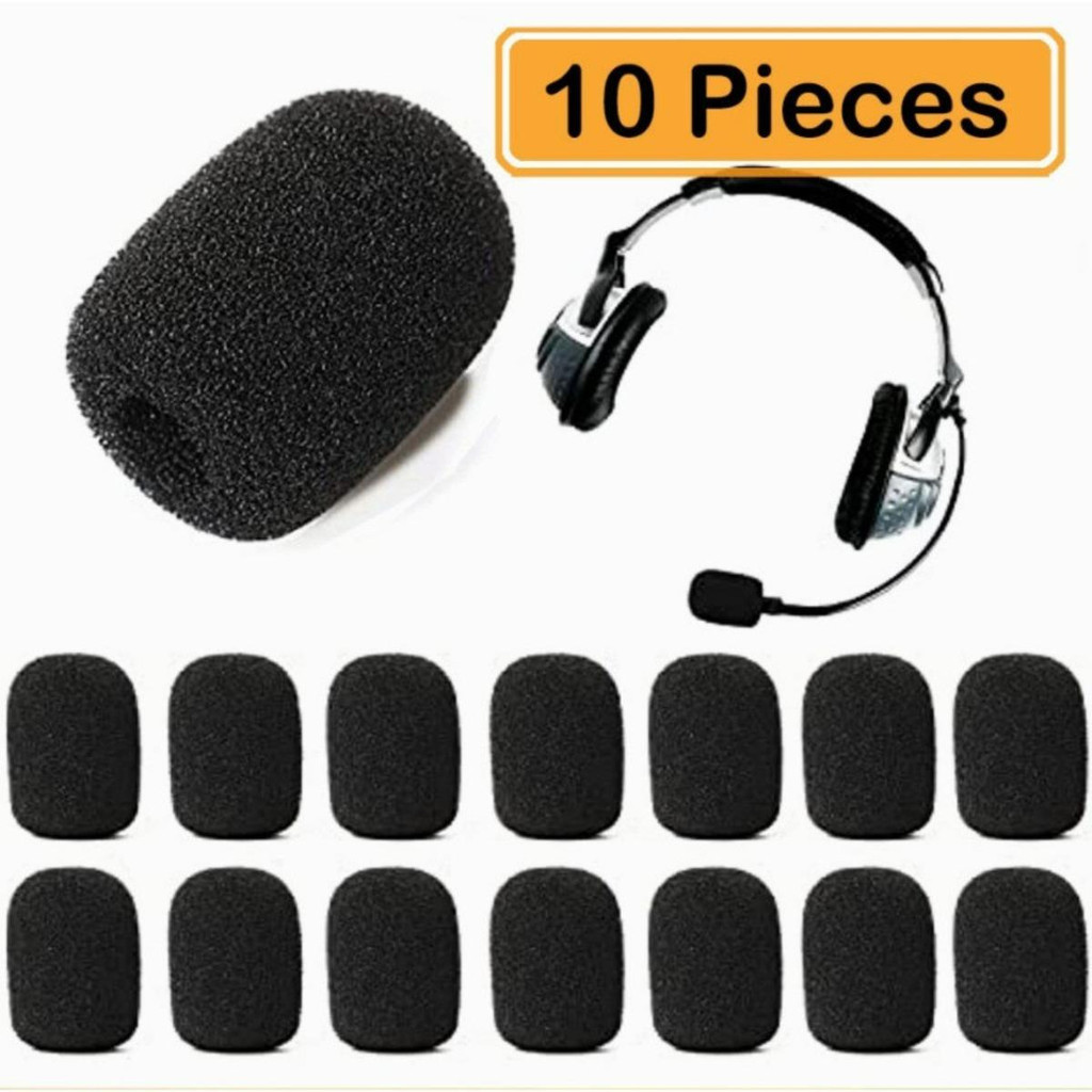 10Pcs Mini Microphone Foam Windscreen Covers Replacement Protection for ...