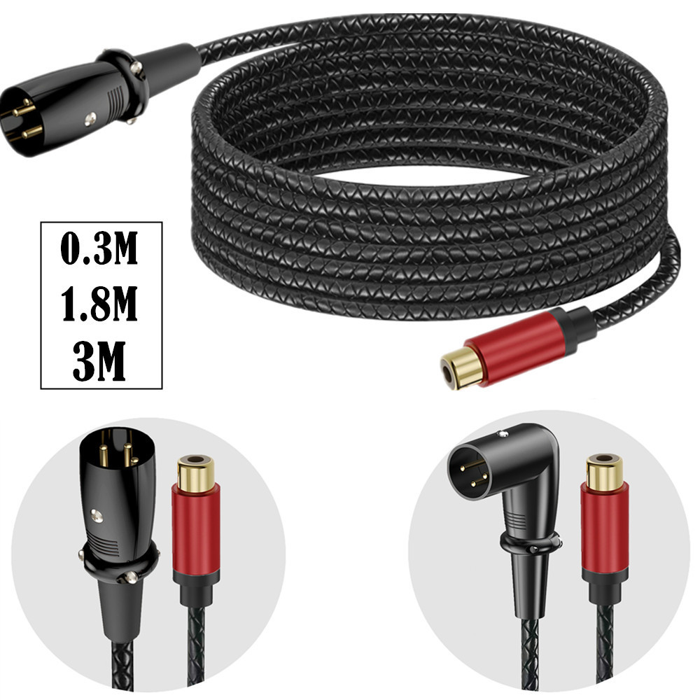 Super Soft Leather Texture Audio Cable Gold-Plated 90 Degree Elbow 3 ...