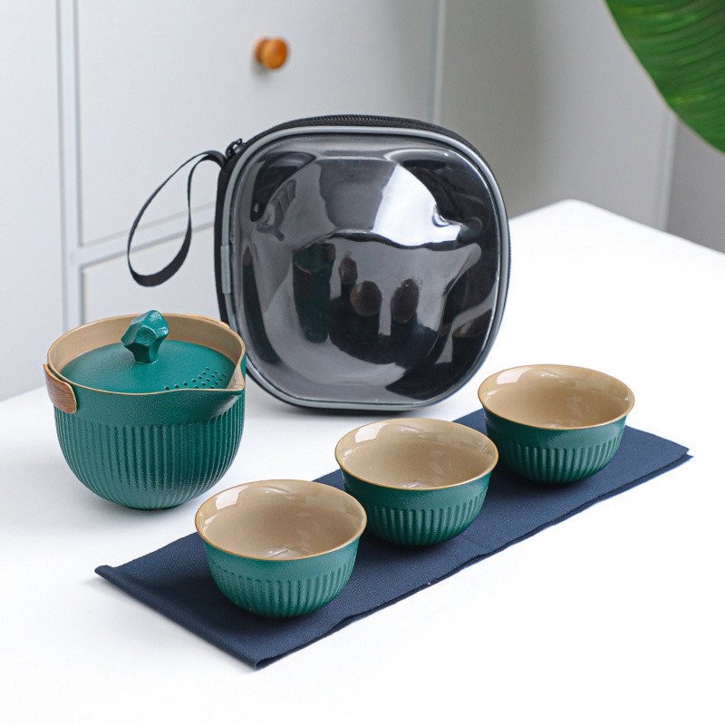 Capsule Gift Pack Quick Travel Simple Kung Fu Tea Set One Bowl One ...