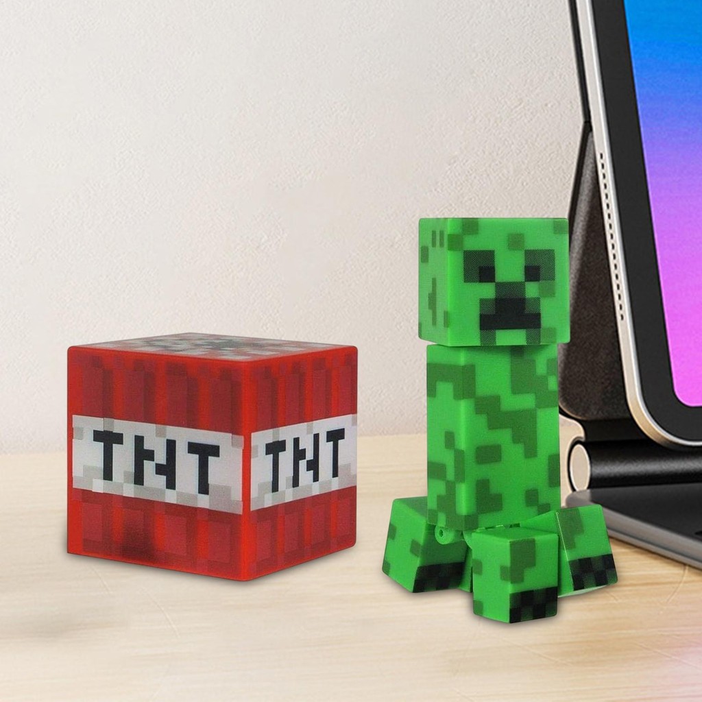 For Minecraft MC Game Anime Blocks Small Figurine Blocks Building Set ...