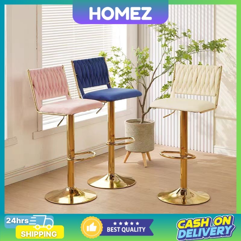 [COD] Bar Stool Adjustable High Chair Bar Chair Household Stools ...