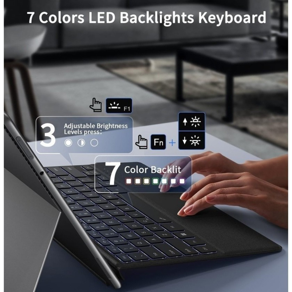 2024 Bluetooth Wireless Keyboard For Microsoft Surface Pro 7 6 5 4 3 Go ...
