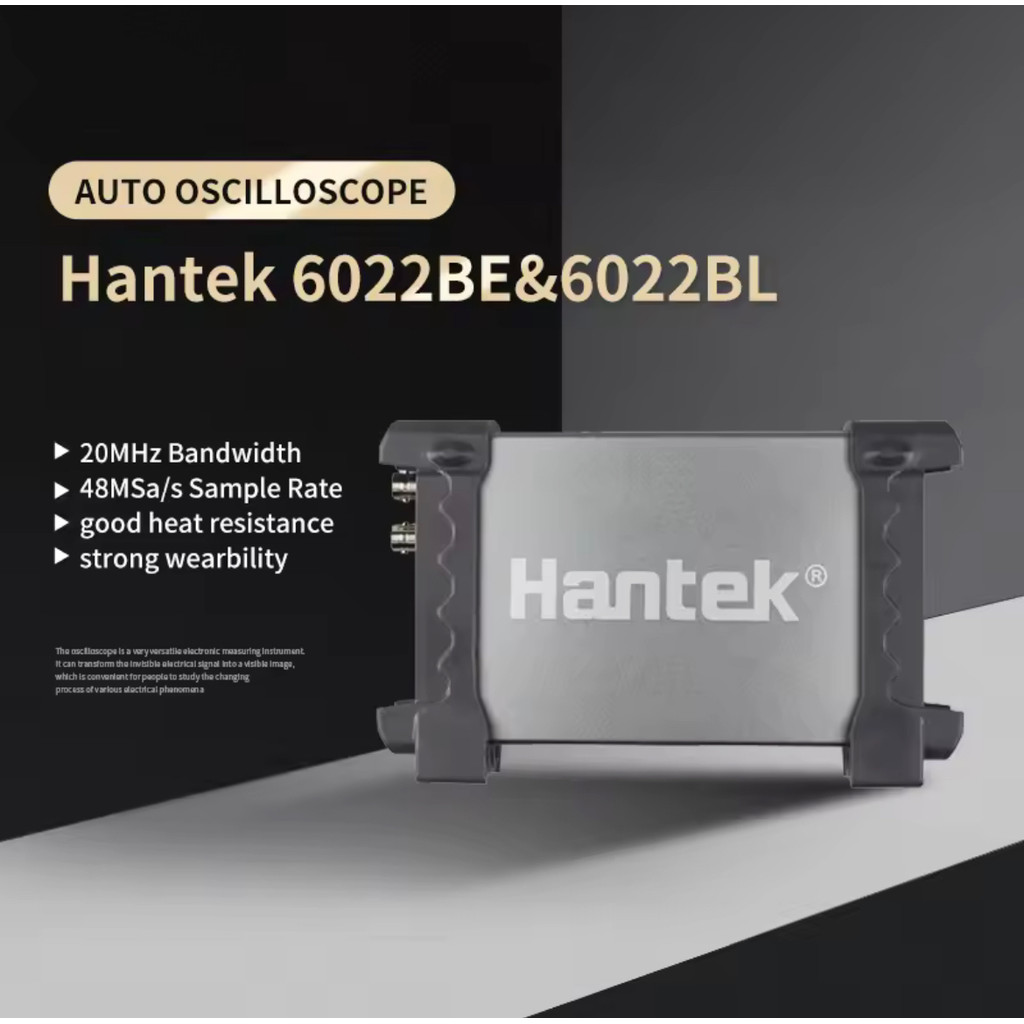 Hantek 6022BE Portable PC USB digital Oscilloscope 2-Channels 20MHz ...