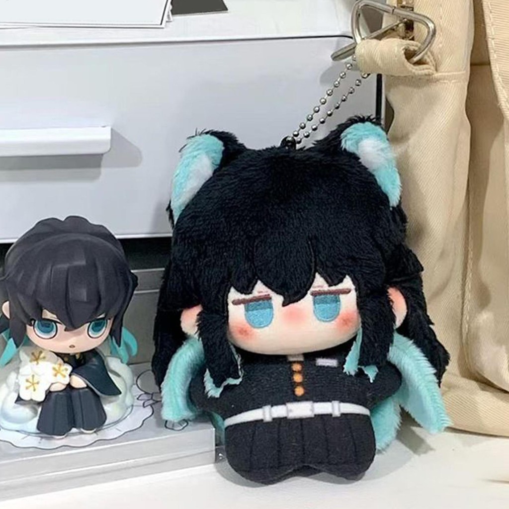 10cm Demon Slayer Tokitou Muichiro Plush Toy Cartoon Game Anime Cosplay ...