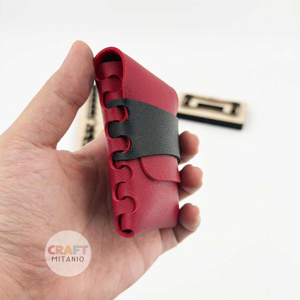 Card Holder (Style A) NO HARDWARE NEEDED | NO SEW | Blade Die Cutter ...