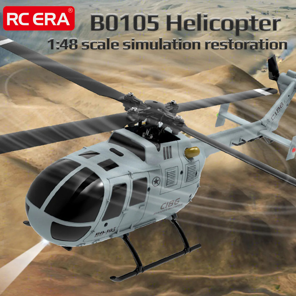 RC ERA 1/48 C186 4CH Remote Control Helicopter Gyroscope One Key ...