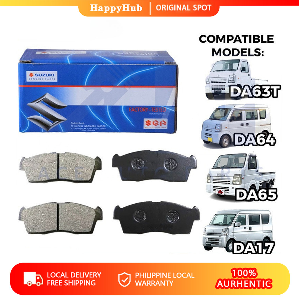4Pcs Front Brake Pad Suzuki Transformer DA63T DA64V DA64W DA17V DA17W ...