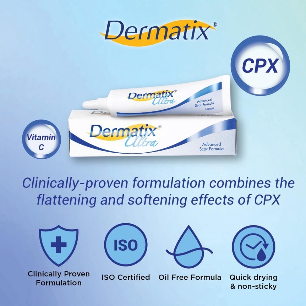 Dermatix Ultra Advanced Scar Gel - 15g, Softens and Flattens Scars ...
