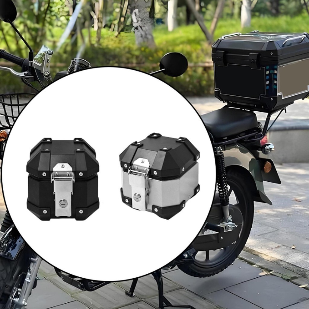 [svzfjuv] Generic Motorcycle Top Case Storage Carrier Case Motorcycle ...