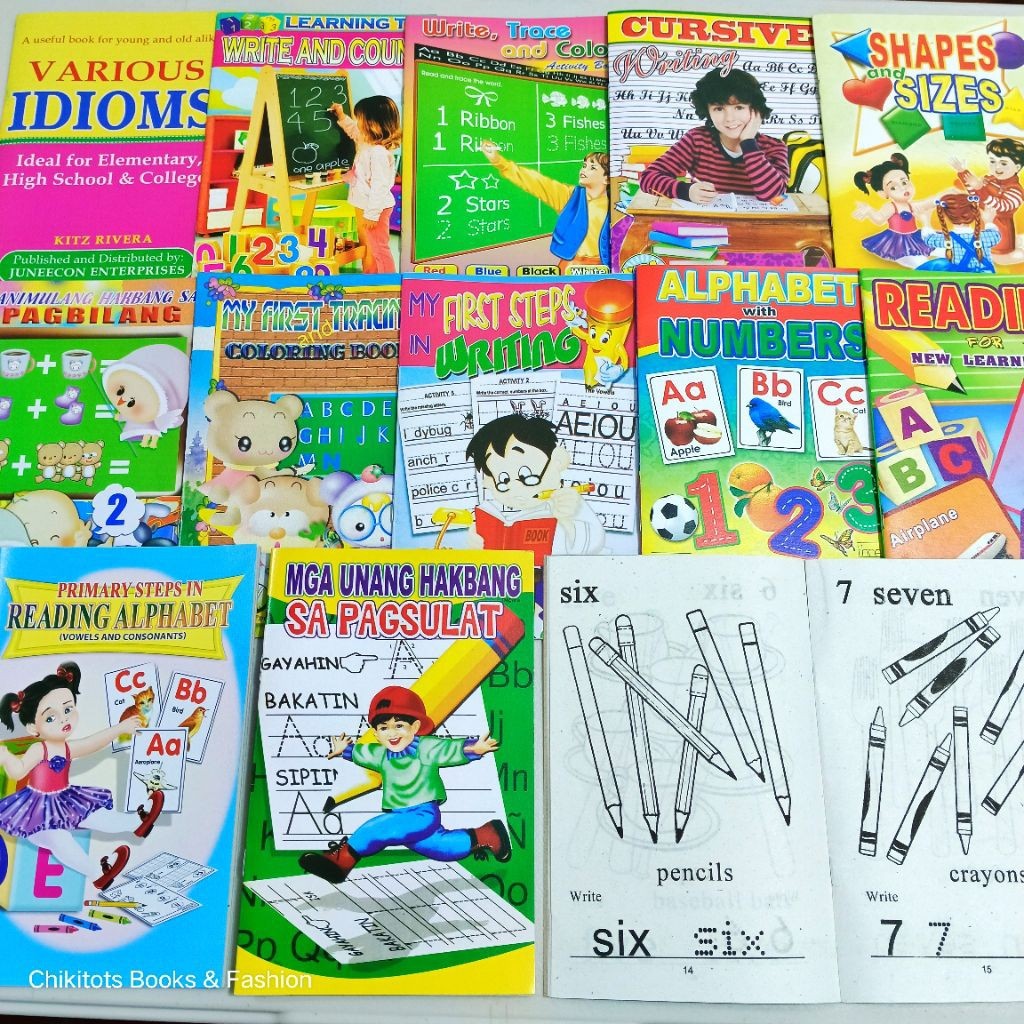5pcs Educational Learning Books – 32 Pages | Hakbang sa Pagbasa ...