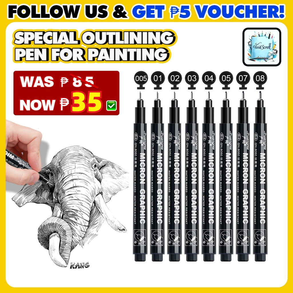 1Pcs UNIPIN Pen Technical Drawing Pen 0.05MM - 0.8MM Designer Architect ...