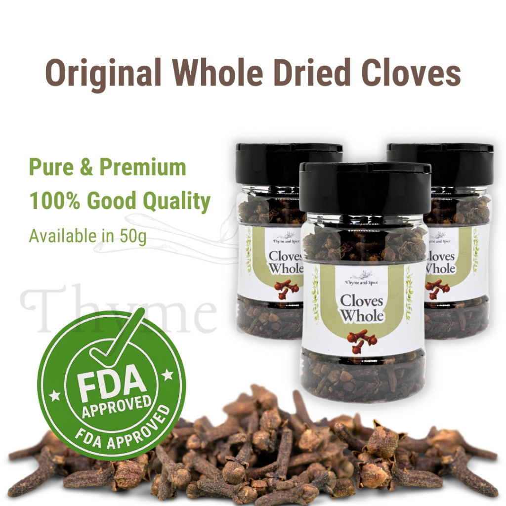 [JAR] Cloves Whole 50g Original dried Clove gloves India Paco Mismar ...