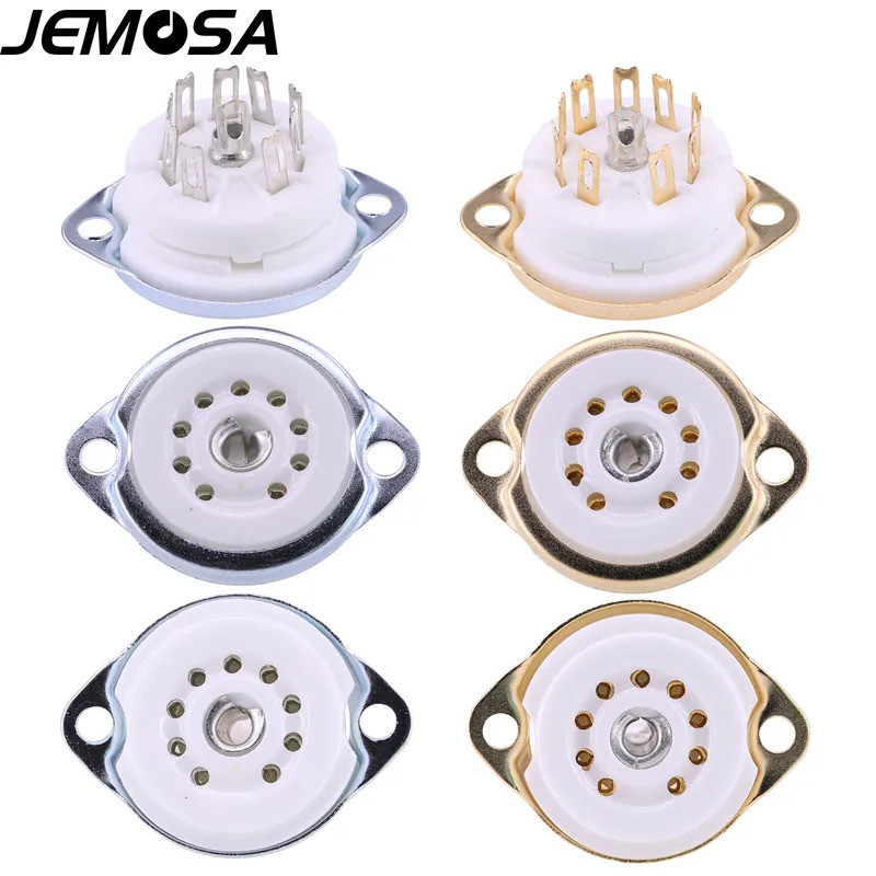 9PIN Tube Socket Ceramic B9A Valve Tube Base 12AX7 12AU7 ECC83 EL84 ...