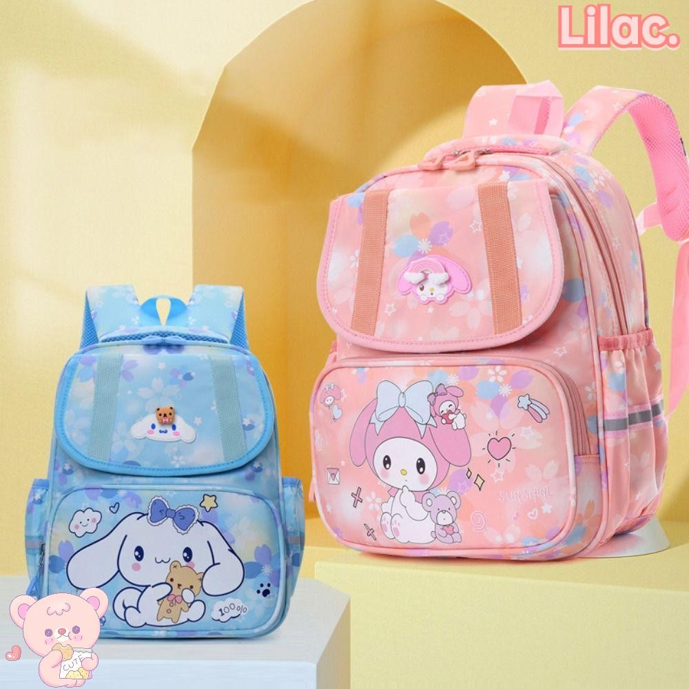 LILAC School Bag, Cartoon Waterproof Backpack, Sanrio Lightweight Large ...
