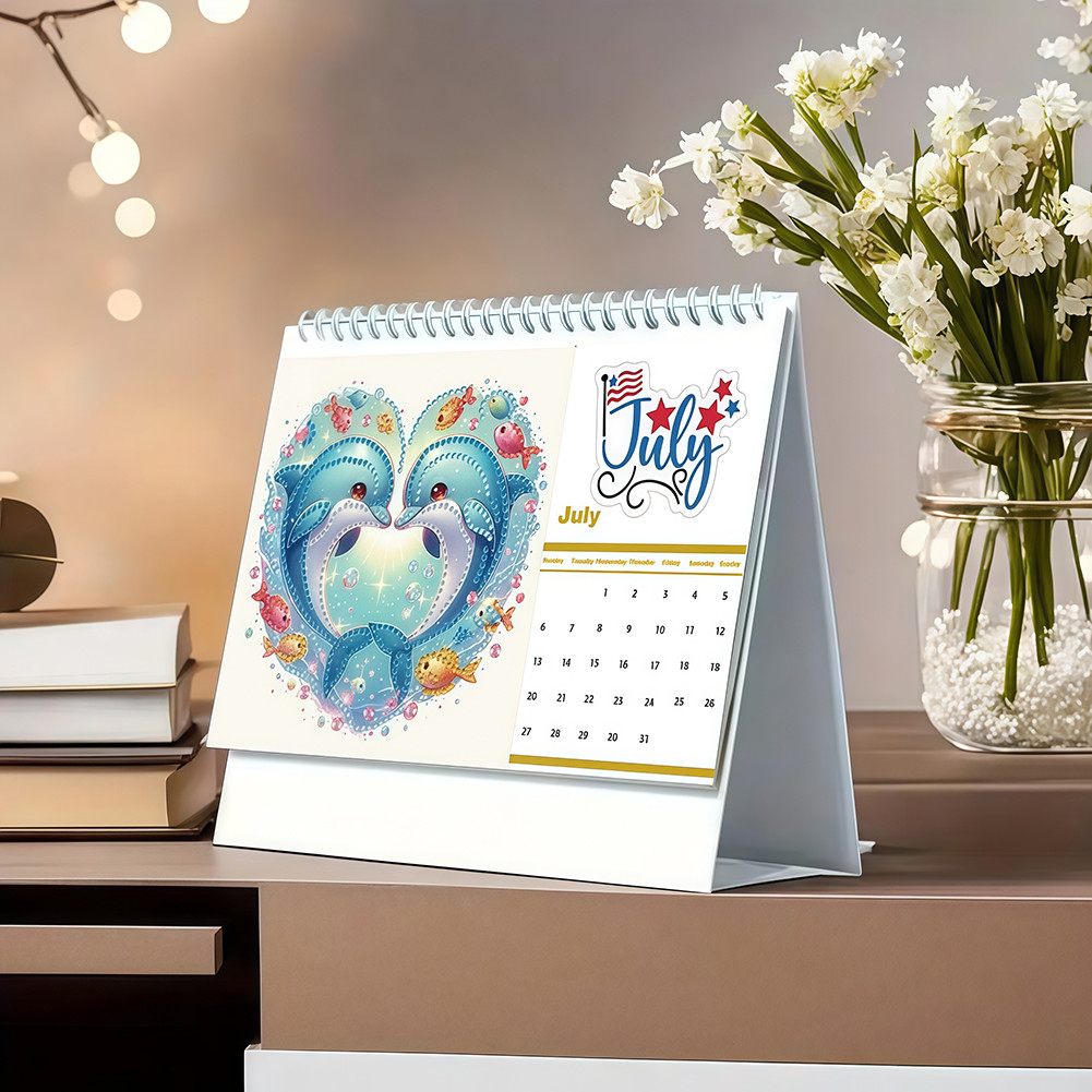 [cologoog.ph] 5D/DIY Calendar Diamond Painting Calendar Kit Multi ...