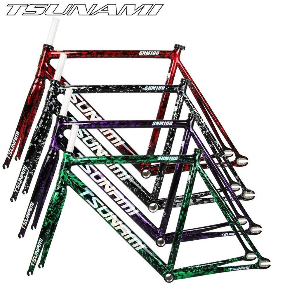 2025Style TSUNAMI tsunami SNM100Fireworks Color Fixed Gear Single Speed ...