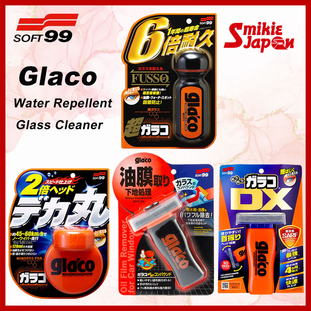 SOFT99 Glaco Water Repellent Set | Super Glass Cleaner & Coating ...