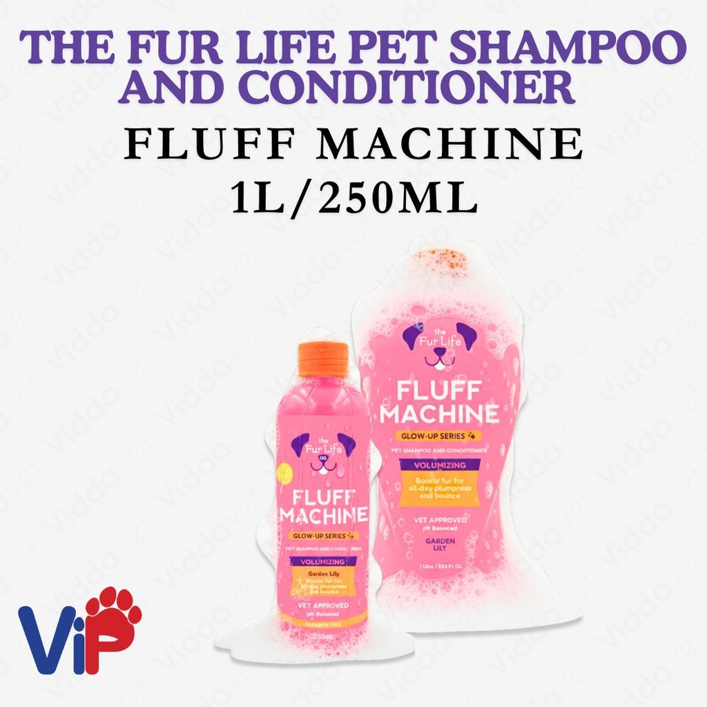 The Fur Life Fluff Machine Pet Shampoo Conditioner for Shiny Volumized ...