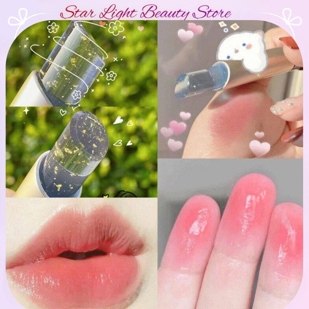 Temperature Color Changing Lipstick Jelly Lipstick Gold Foil ...