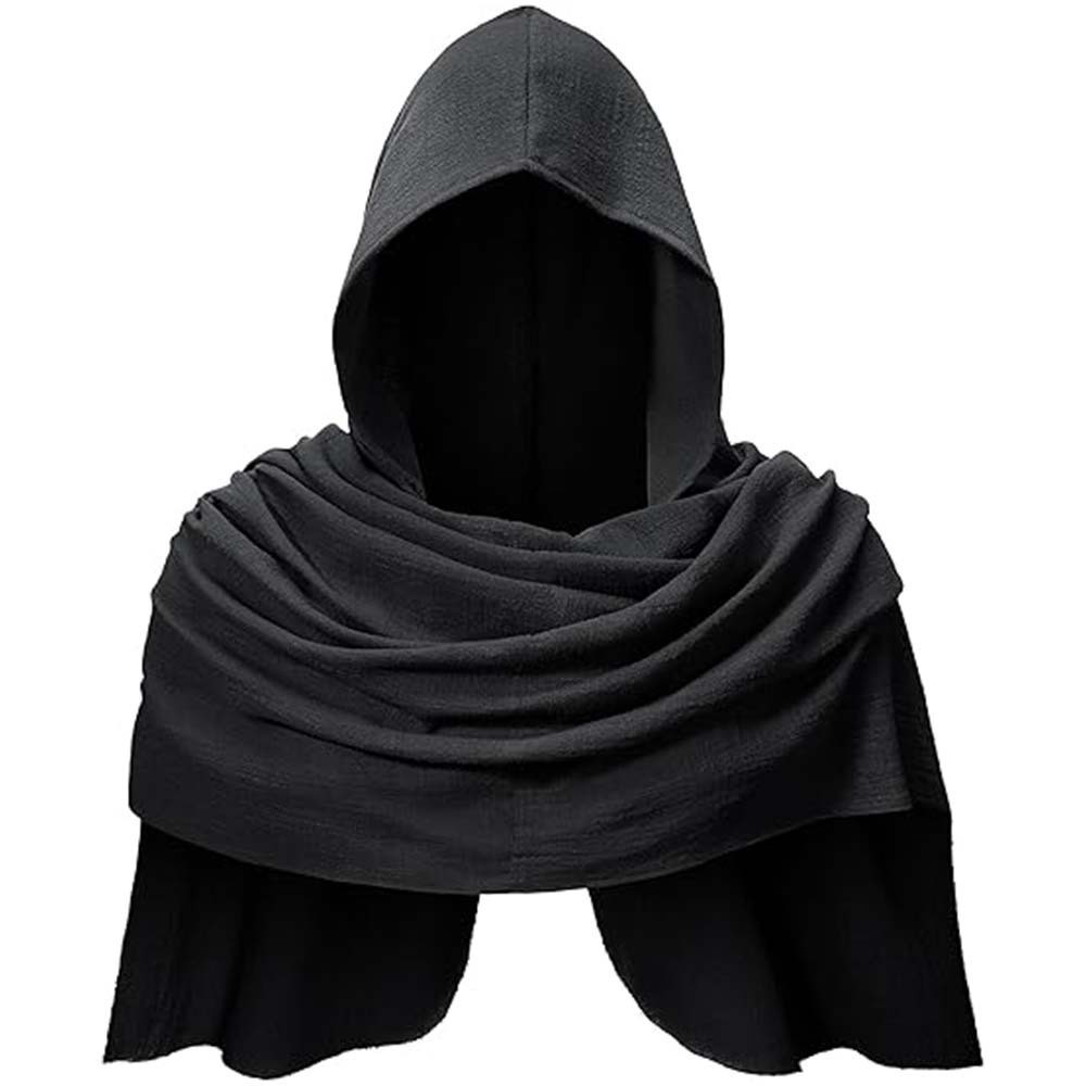 Medieval Hooded Shawl Scarf Renaissance Viking Hooded Shawl Stage ...