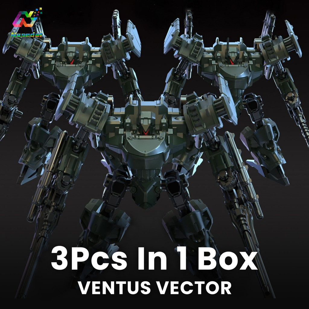 Sheik Mainland 3pcs/box Muge-R2 3MIN Project Ventus Vector Robot Model ...